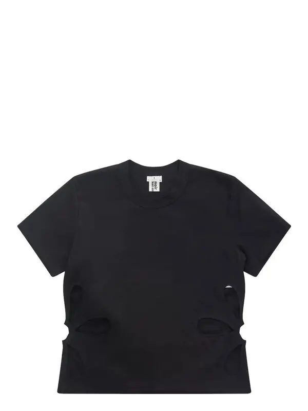 Noir Kei Ninomiya Crew-neck Short-sleeve T-shirt - Black