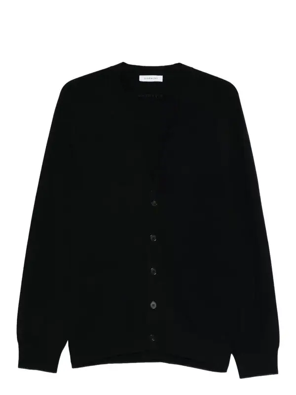 Givenchy V-neck Cardigan - Black