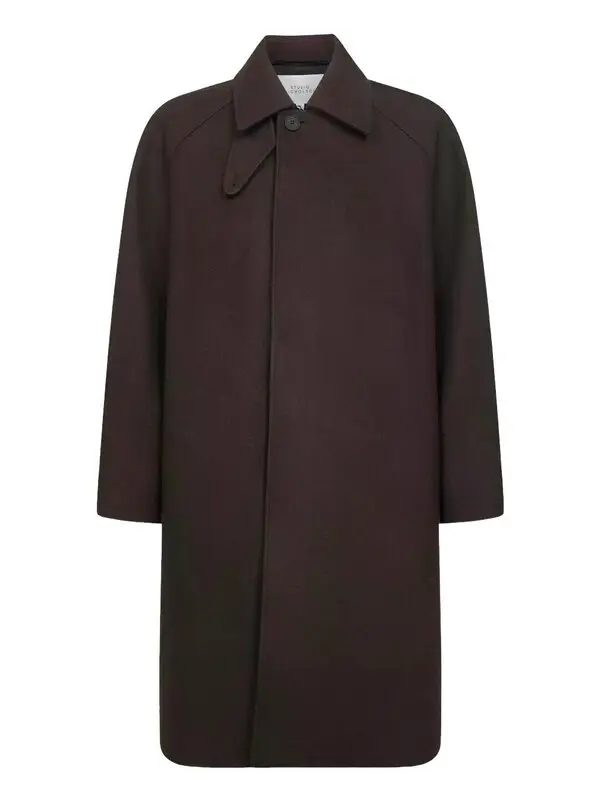 Studio Nicholson Cabo Raglan-sleeve Coat - Brown