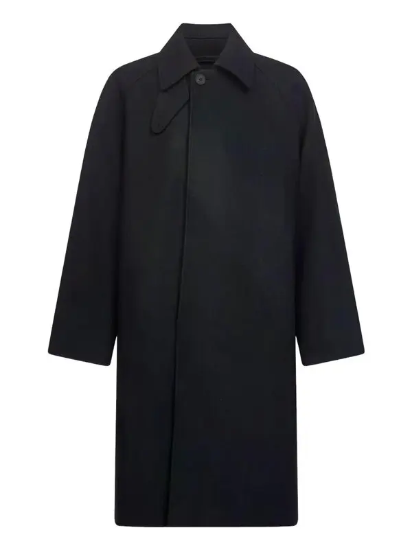 Studio Nicholson Cabo Raglan-sleeve Coat - Blue