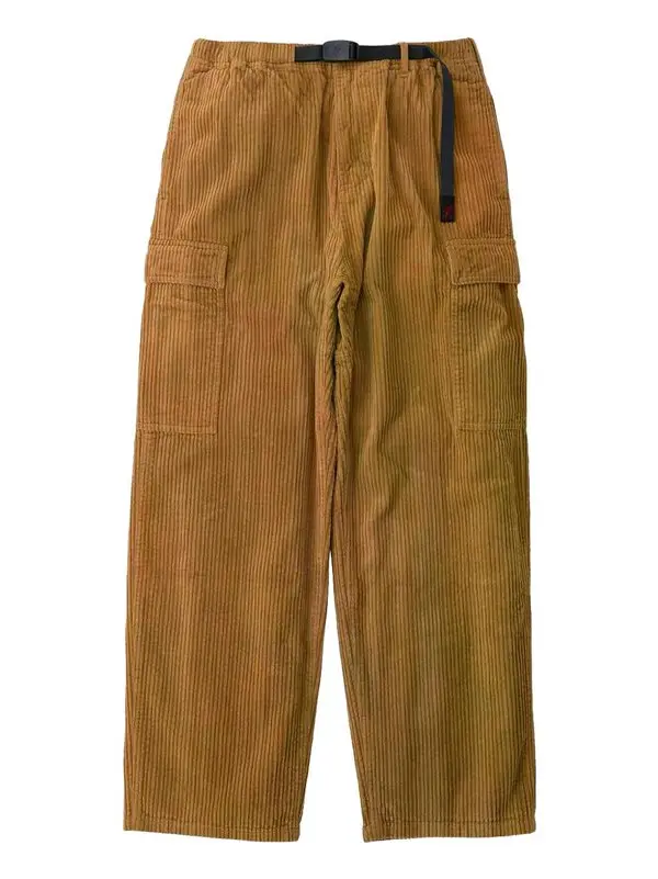 Gramicci Corduroy-effect Buckle-fastening Trousers - Brown