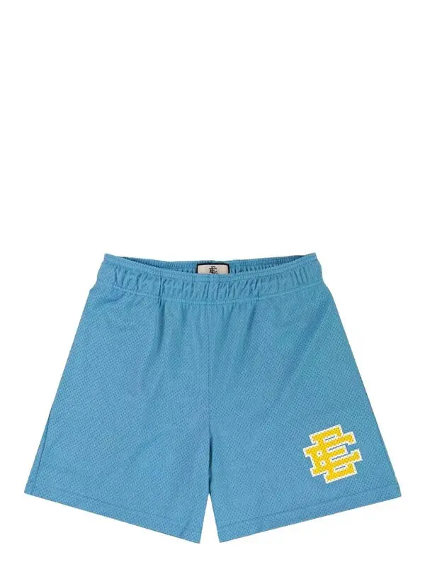 ERIC EMANUEL Logo Track Shorts - Blue