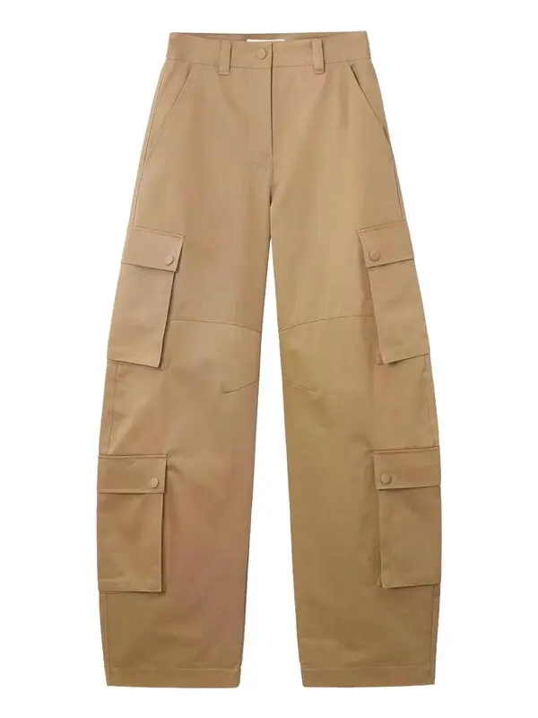 MSGM Cargo Pocket Trousers - Neutrals