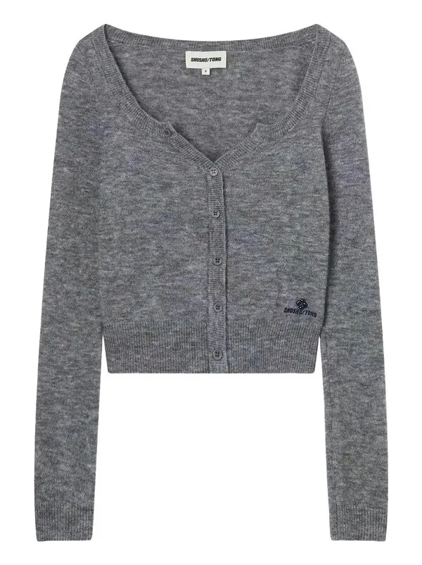 SHUSHU/TONG Long-sleeve Cardigan - Grey