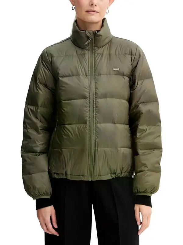 LEVI'S Willa Down Quilted Jacket - Green