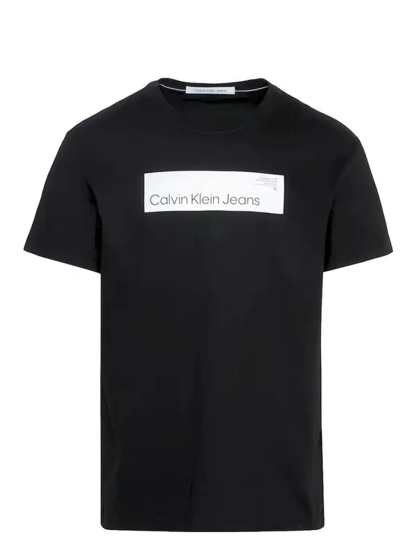 Calvin Klein Box Logo Hyper Real T-shirt - Black