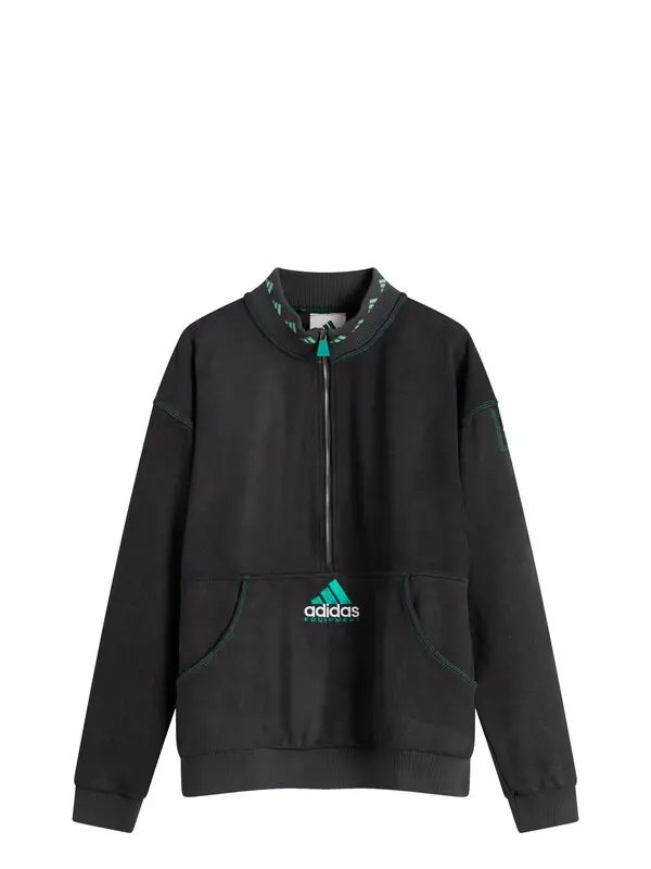 Adidas Eqt Quarter-zip Top - Black