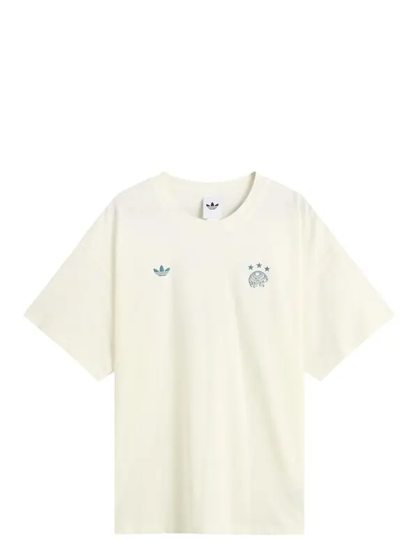 Adidas X T-shirt - Off White/real Teal