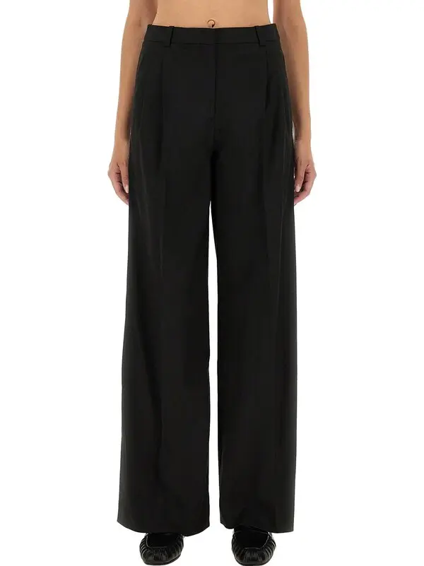 THE GARMENT Pluto Wide Leg Pants - Black
