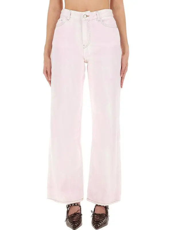 GANNI Izey Jeans - Pink