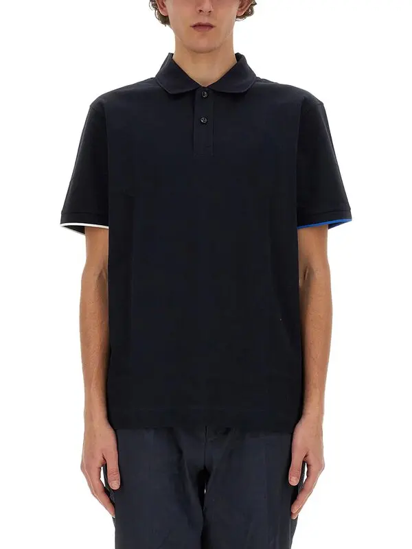 BOSS Cotton Polo - Blue