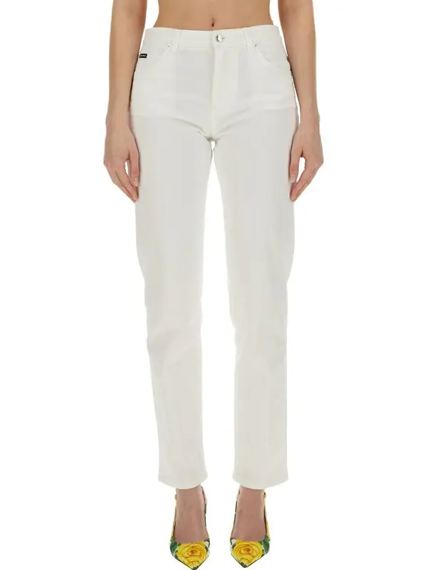 Dolce & Gabbana Denim Jeans - White