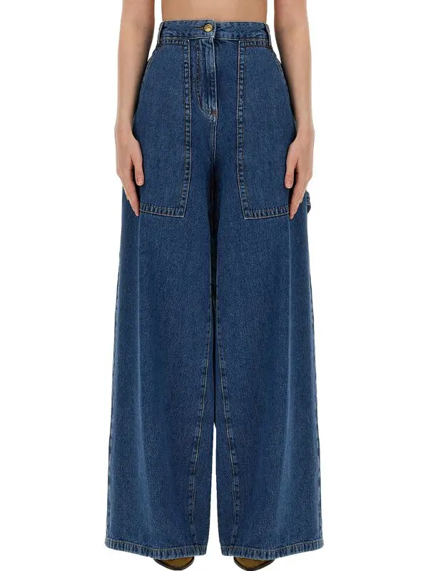 Etro Wide Leg Jeans - Denim