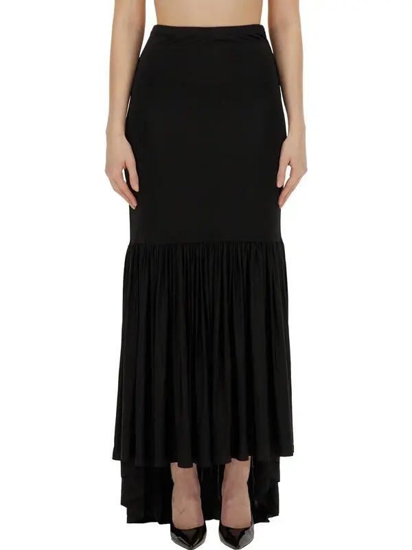 Nina Ricci Jersey Skirt - Black