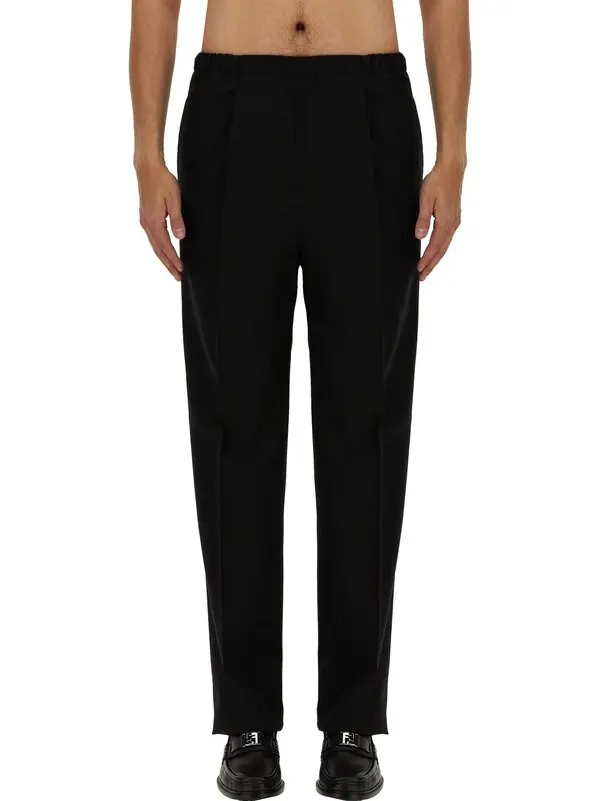 Fendi Wool Trousers - Black