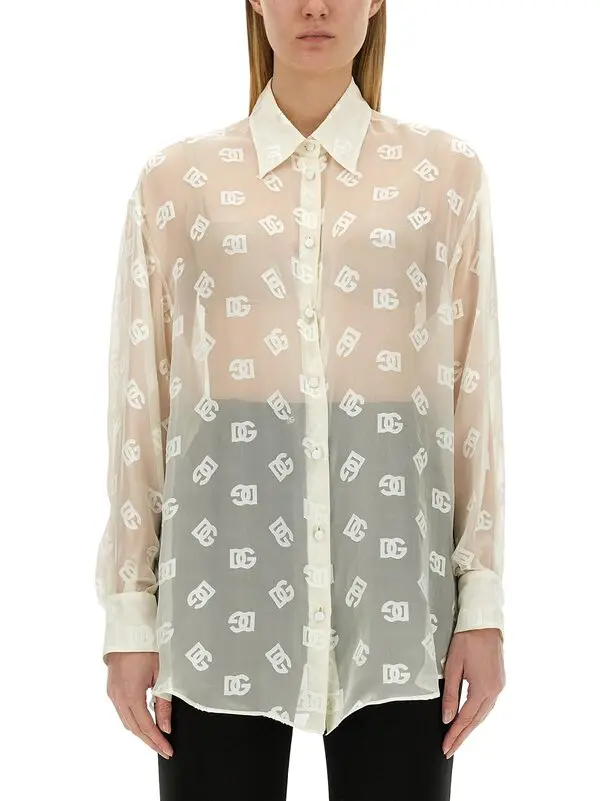 Dolce & Gabbana Printed Shirt - White