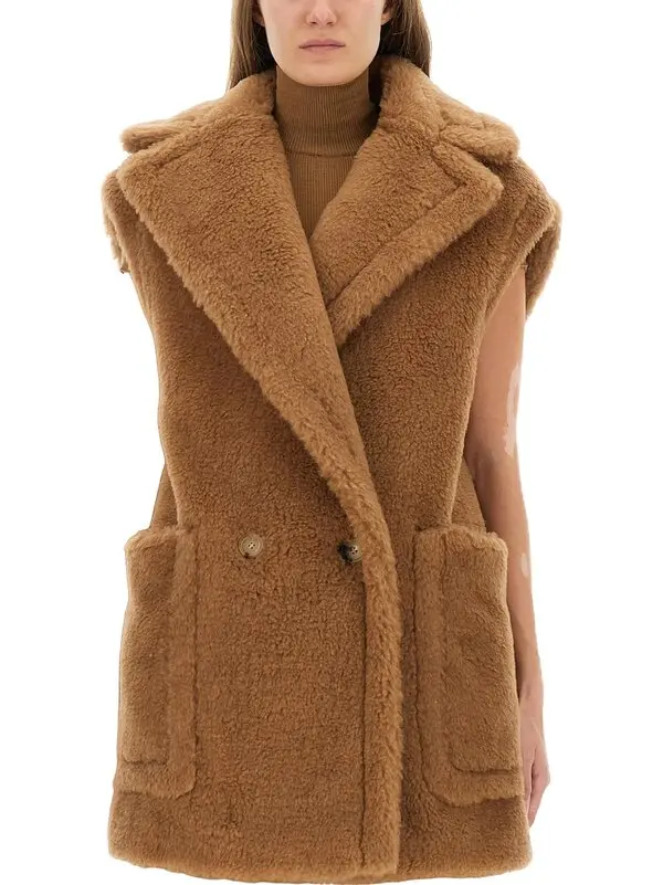 Max Mara Teddy Bear Breda Vest - Beige