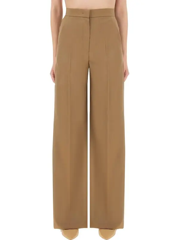 Max Mara Wide Leg Trousers - Beige