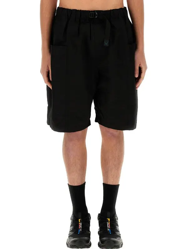 SOUTH2 WEST8 Bermuda Cargo Shorts - Black