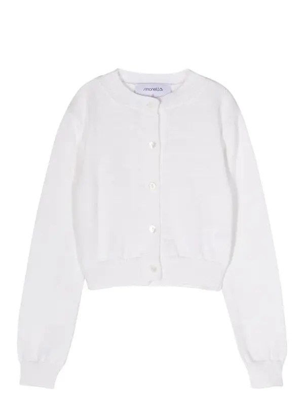 SIMONETTA Knit Cardigan - White