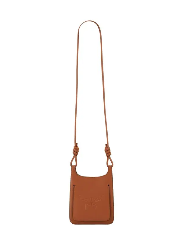 Mcm Himmel Hobo Bag - Brown