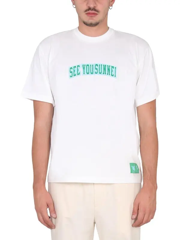 Sunnei See You " T-shirt - White