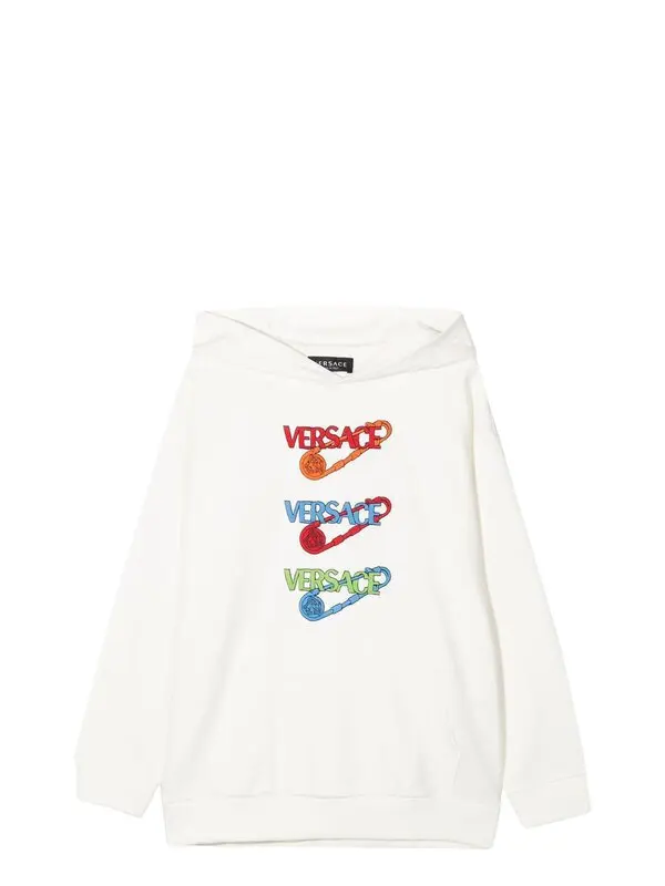 Versace Pins Hoodie - White