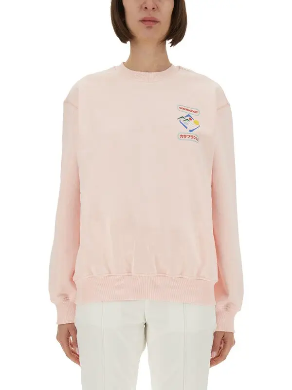 Casablanca Montagne Sportif' Sweatshirt - Pink