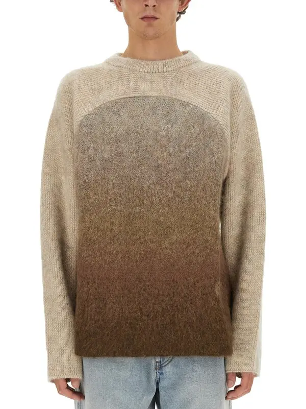 ERL Mohair-blend Knit - Brown