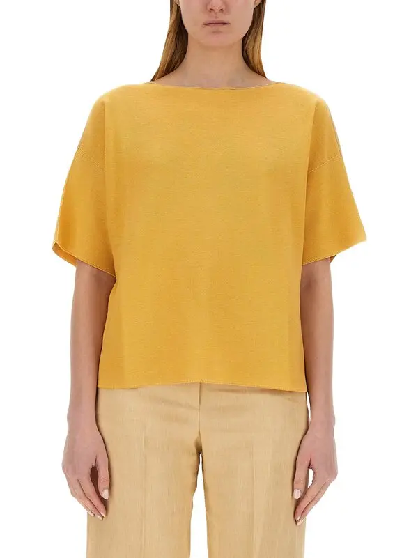 Fabiana Filippi Cotton Top - Orange