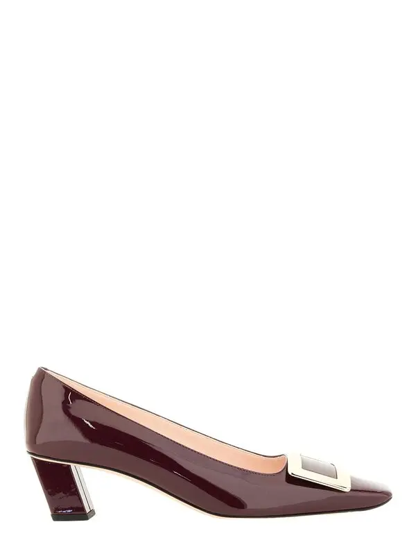 ROGER VIVIER Belle Vivier Pumps - Bordeaux
