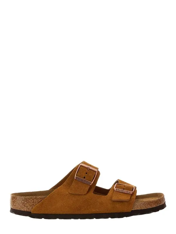 BIRKENSTOCK Arizona Leather Sandal - Brown