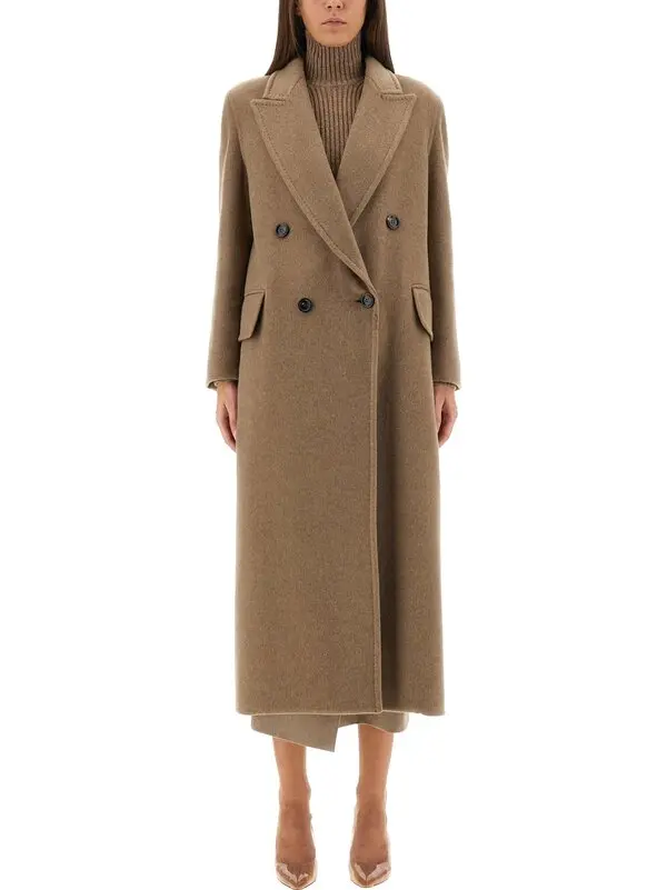 Max Mara Harmony12 Double-breasted Coat - Brown