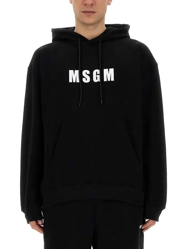 MSGM Logo Sweatshirt - Black