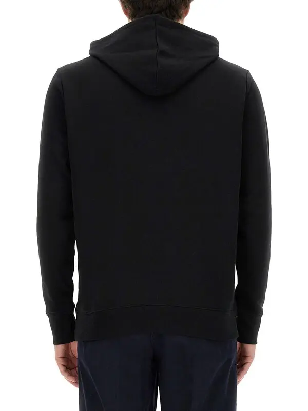 Paul Smith Sweatshirt With Logo Patch - Blue