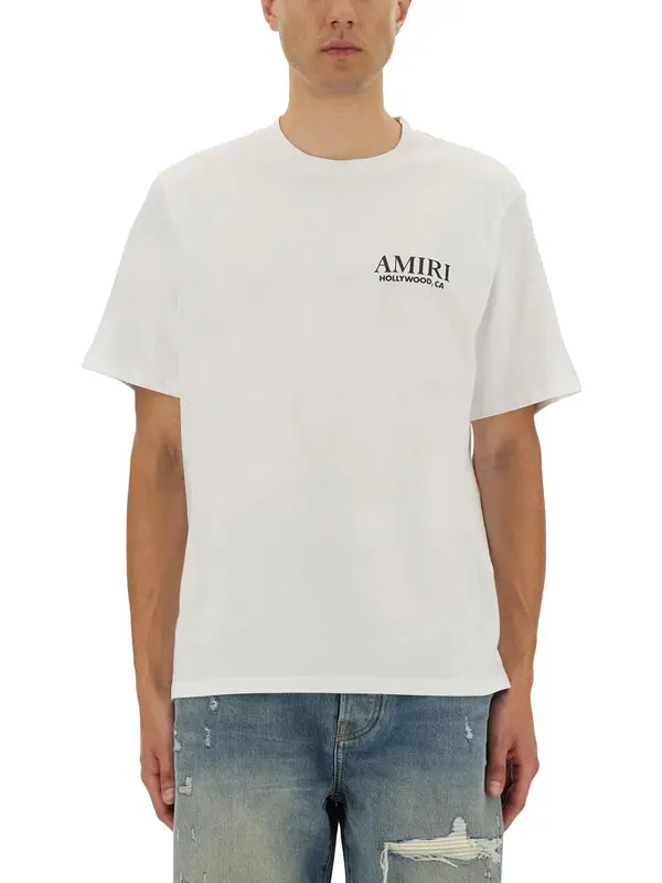 Amiri Bones Stacked Print T-shirt - White