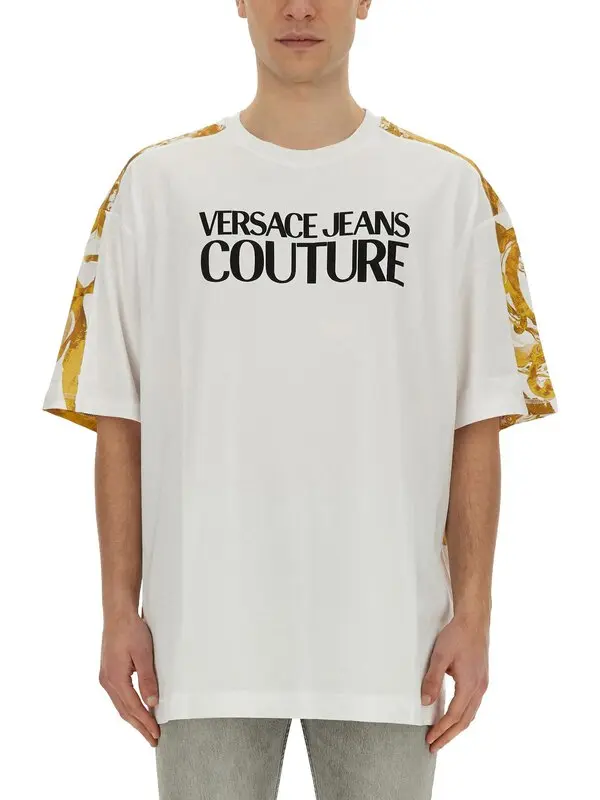 Versace T-shirt With Logo - White