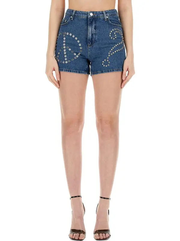 Moschino Denim Bermuda Shorts - Blue