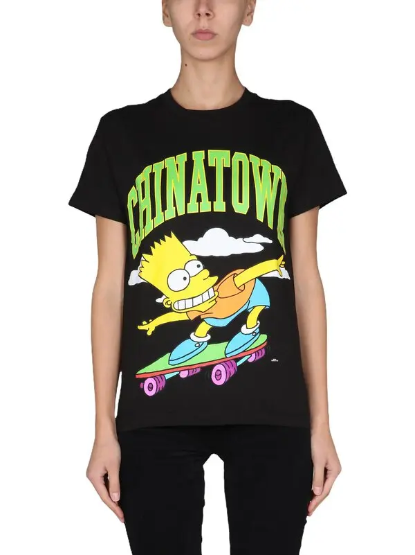 CHINATOWN MARKET X THE SIMPSONS Cowabunga T-shirt - Black