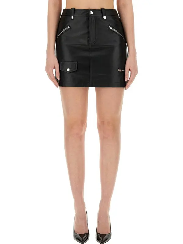 Moschino Midi Skirt - Black