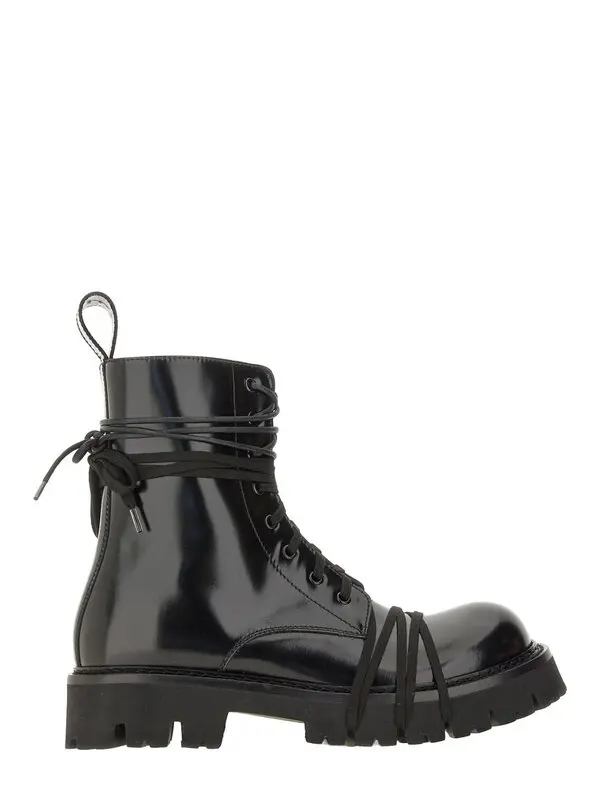 Moschino Lace-up Boots - Black