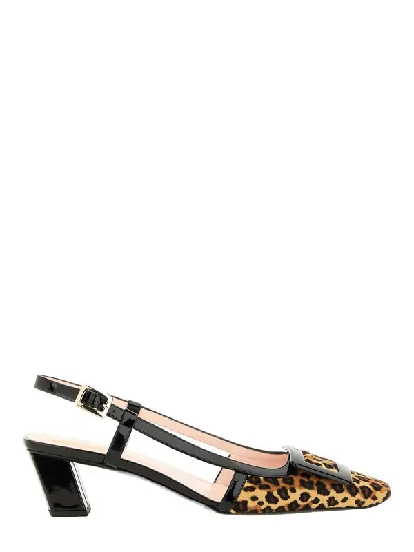 ROGER VIVIER Belle Vivier Slingback Pumps - Animalier