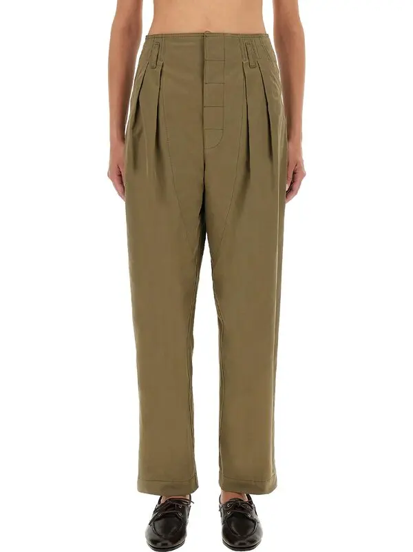 Moschino Tailored Pleated Pants - Green