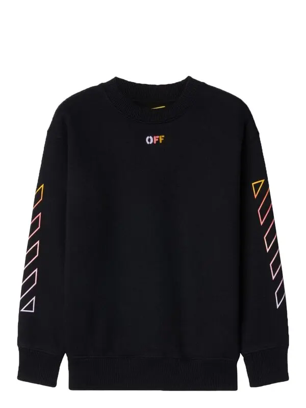 Off-White Arrow Rainbow Crewneck - Black
