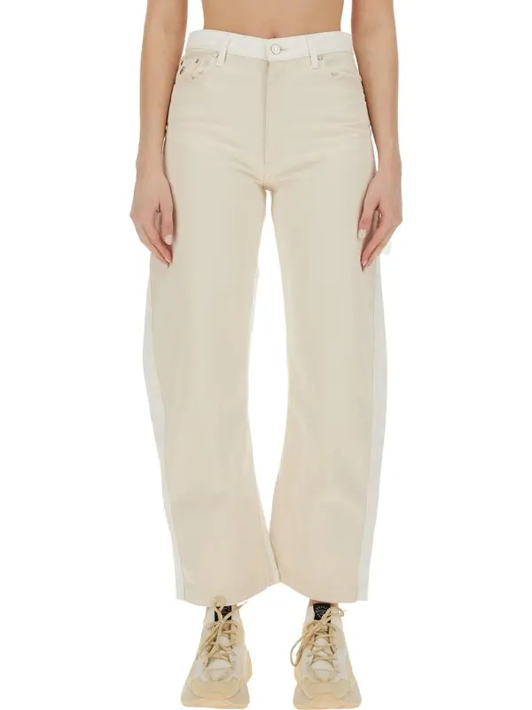 Stella McCartney Utility Jeans With Banana Leg - Ivory