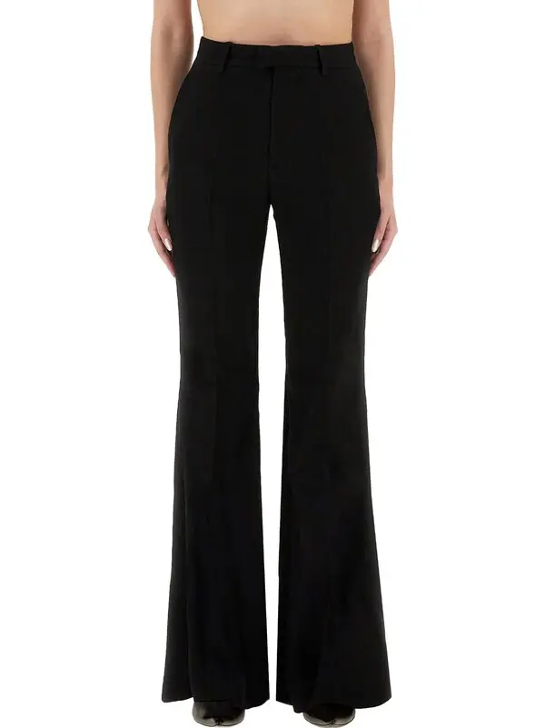 Balenciaga Flared Trousers - Black