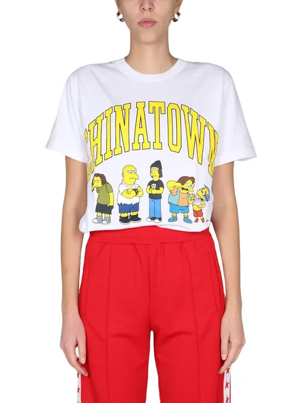 CHINATOWN MARKET X THE SIMPSONS Ha Ha" T-shirt - White