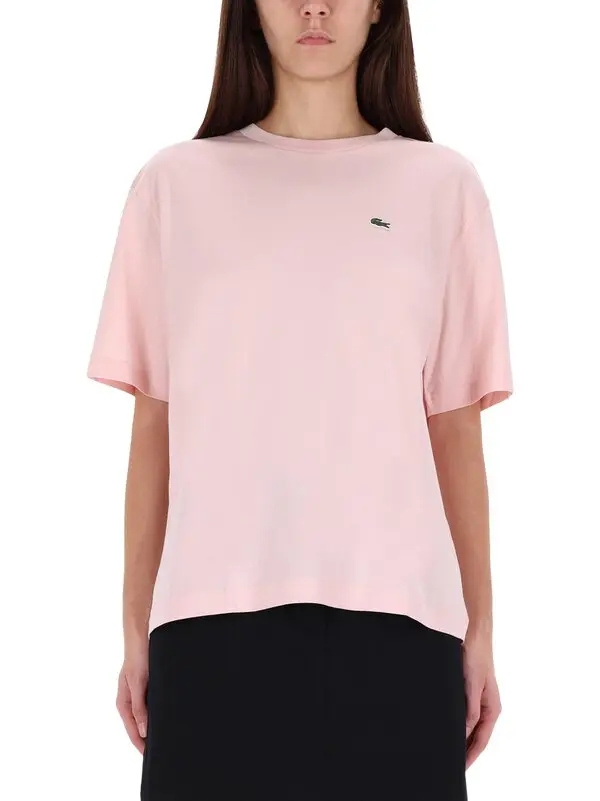 Lacoste T-shirt With Logo - Pink