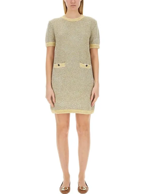 Tory Burch Velvet Dress - Ivory