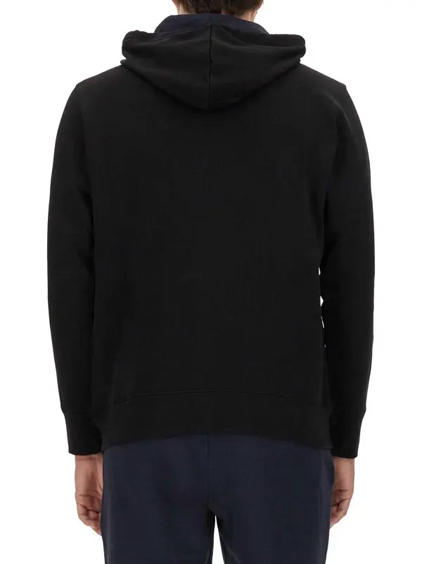 Paul Smith Sweatshirt With Zebra Patch - Black